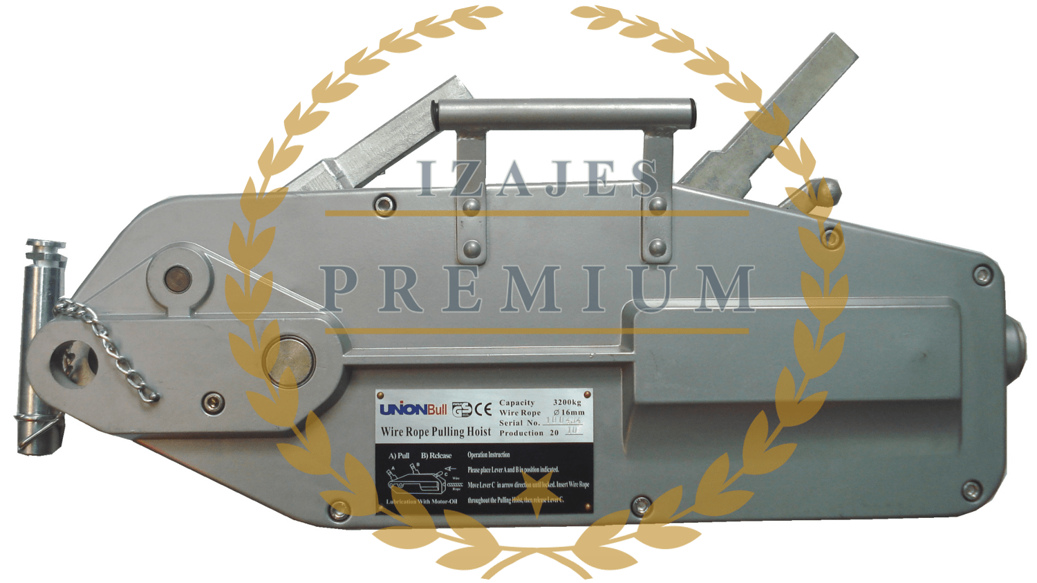 TIRFOR DE 3.2 TON PREMIUM HOIST - Izajes Premium